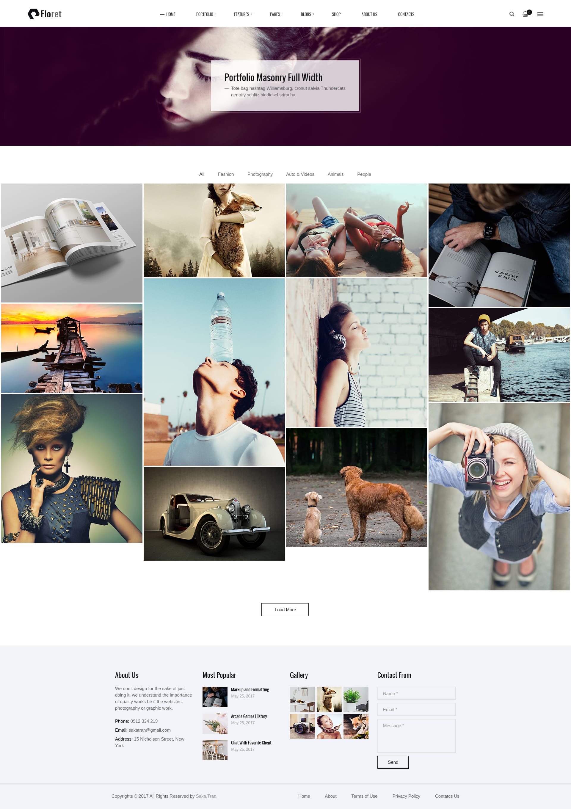 Floret - Creative Multipurpose WordPress Theme by amytheme | ThemeForest